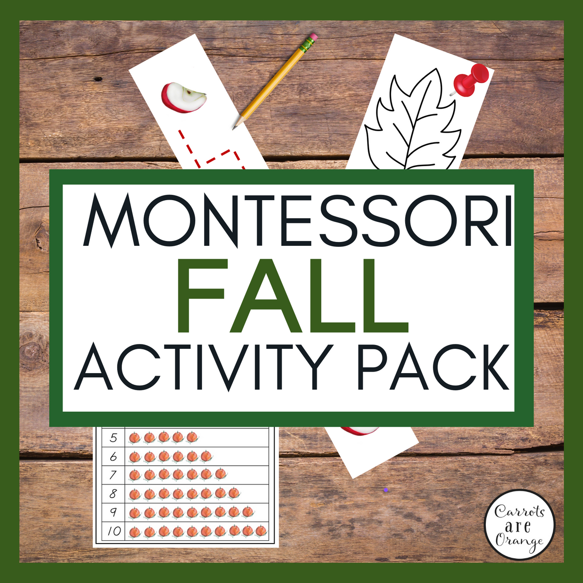 [Activities Pack] Fall Theme | Printables by Carrots Are Orange