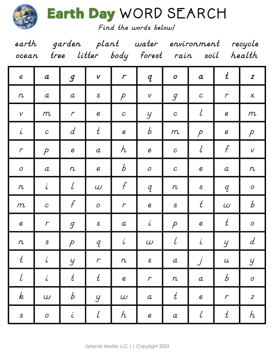[Activities Pack] Earth Day | Printables by Carrots Are Orange
