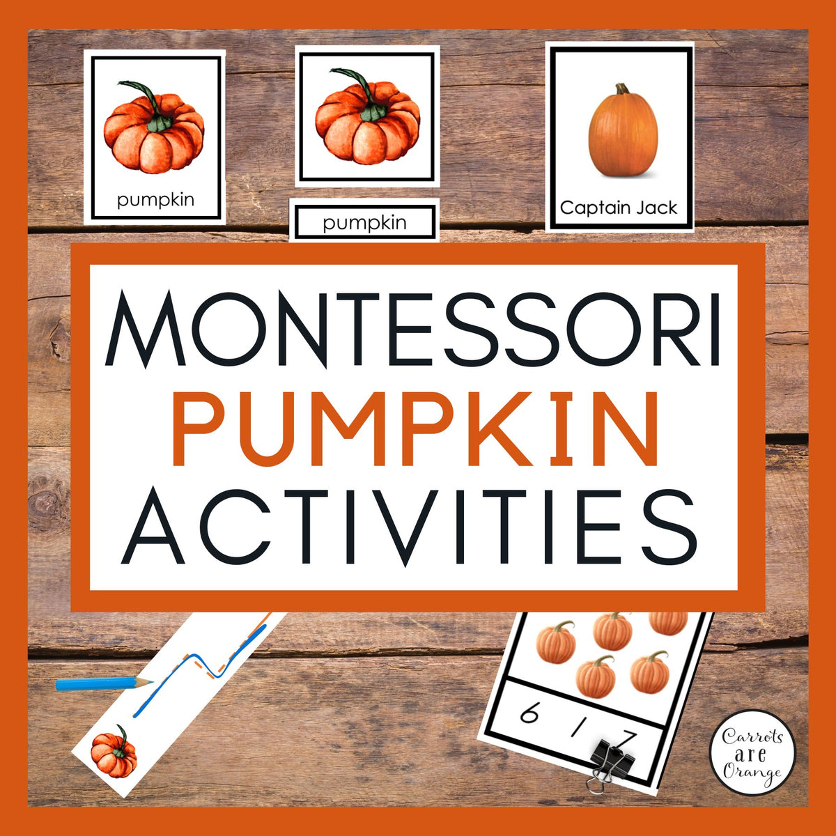 [Activities Pack] Pumpkin Theme | Printables by Carrots Are Orange