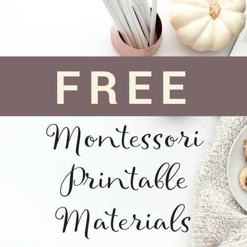 Free Montessori Printable Vault - Printables by Carrots Are Orange ...