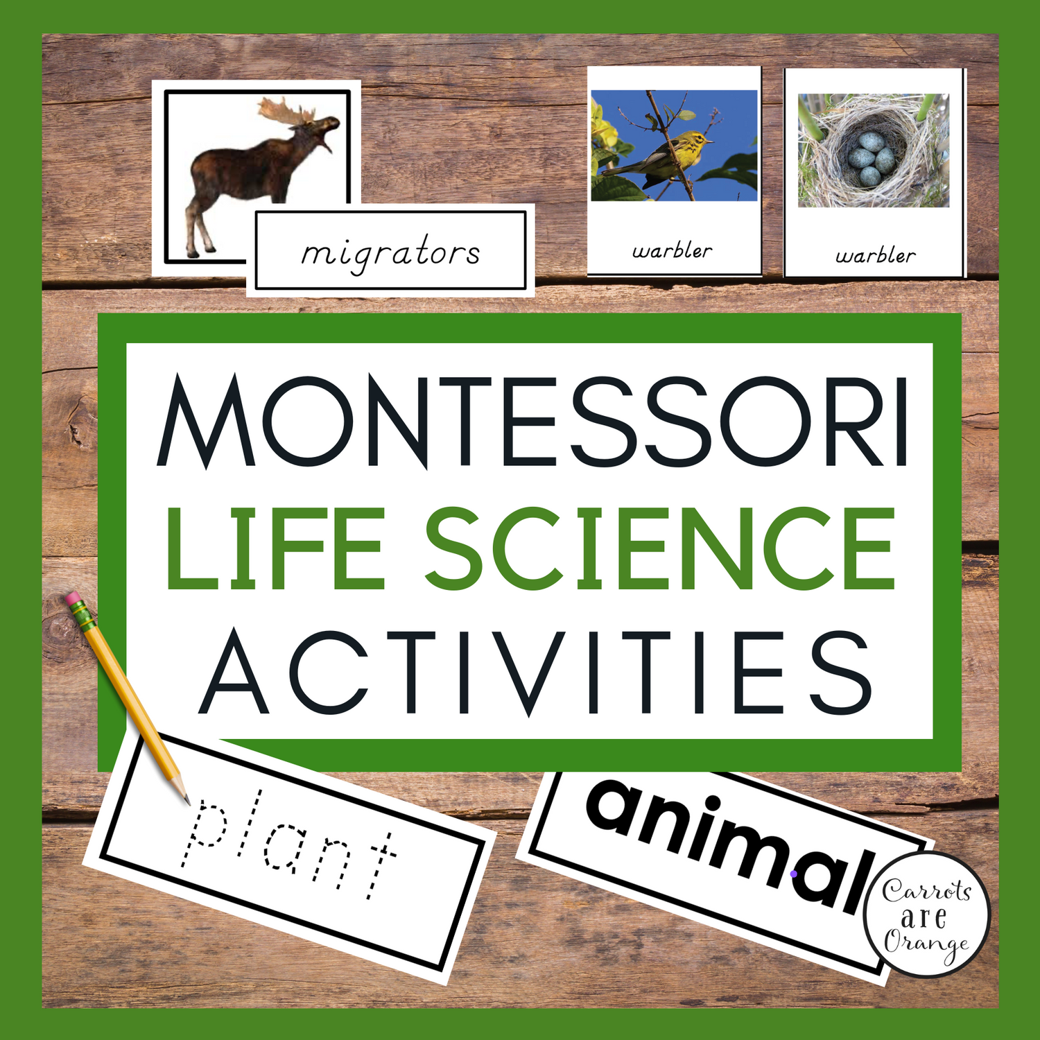 [Bundle] Montessori Life Sciences | Printables by Carrots Are Orange