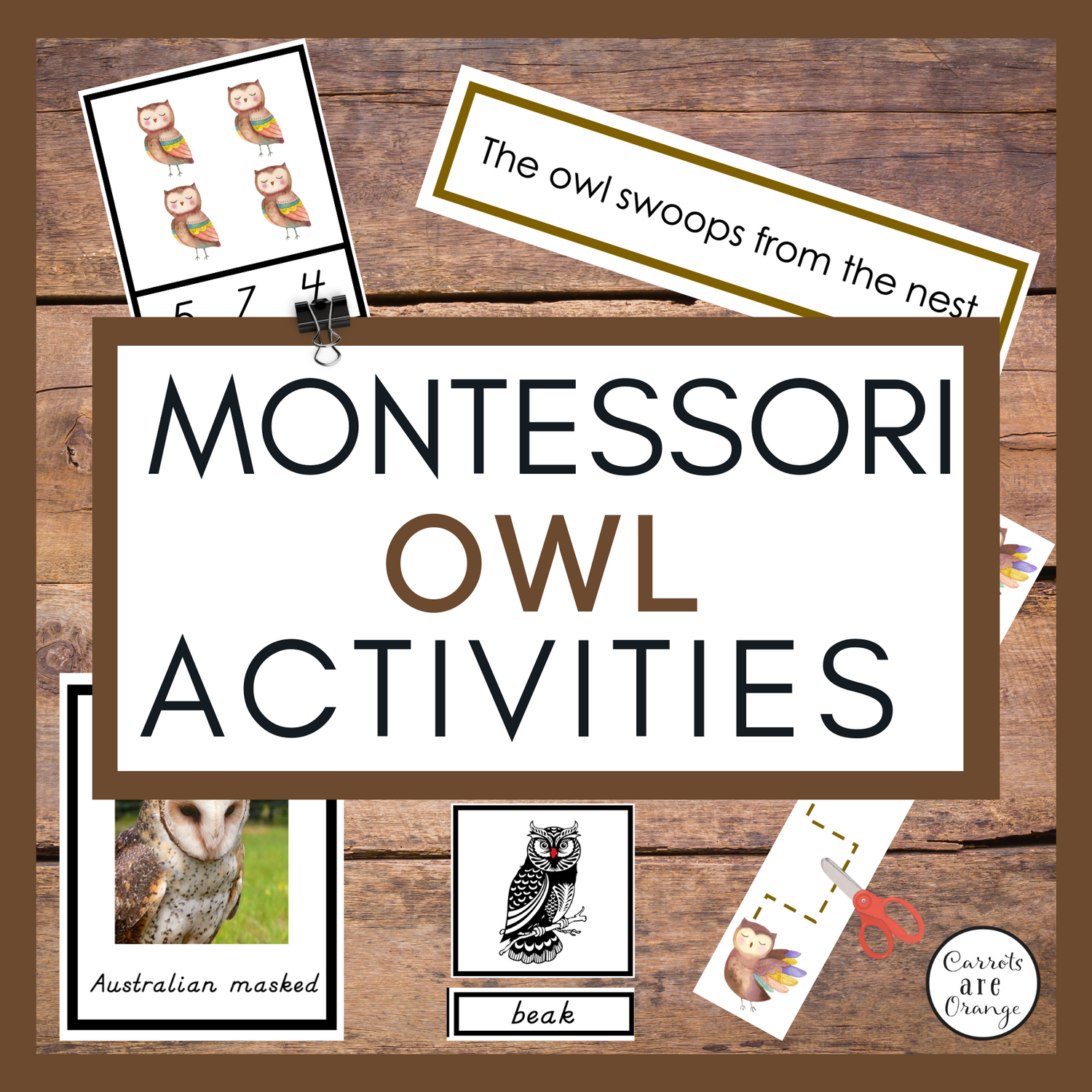 [Activities Pack] Owl Theme | Printables by Carrots Are Orange