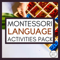 Montessori Language Materials Pack | Printables by Carrots Are Orange
