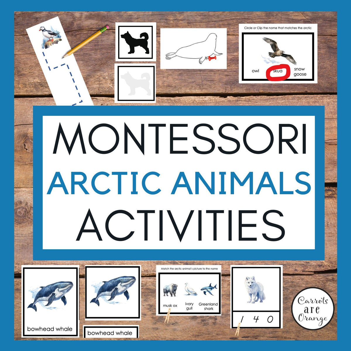 🐻‍ ️ Activities Pack [Arctic Theme] | Printables by Carrots Are Orange