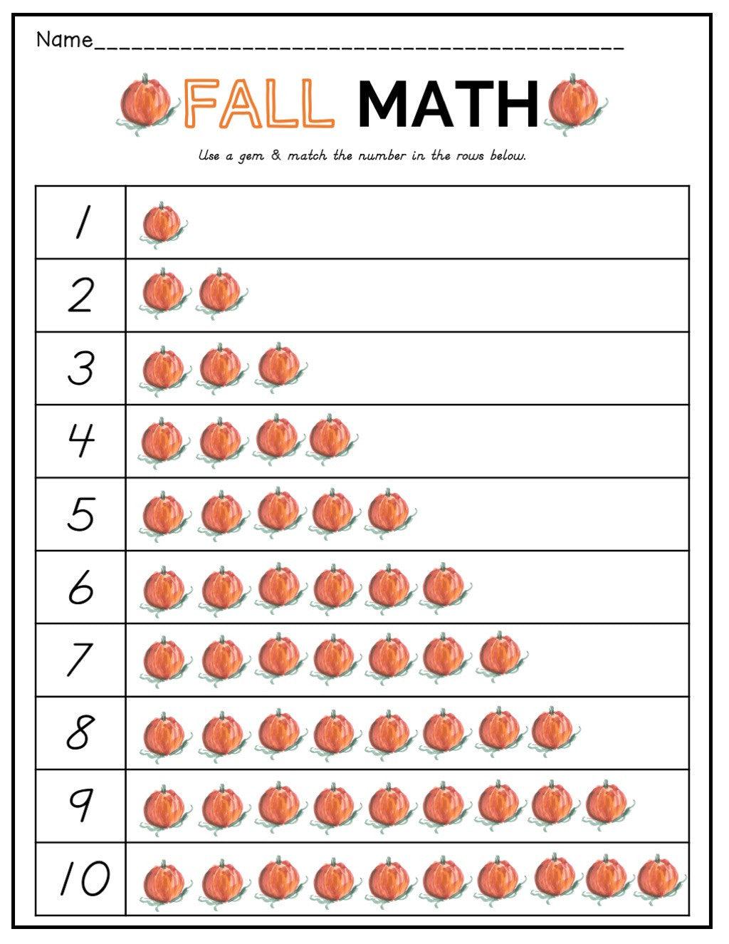 [Activities Pack] Fall Theme | Printables by Carrots Are Orange