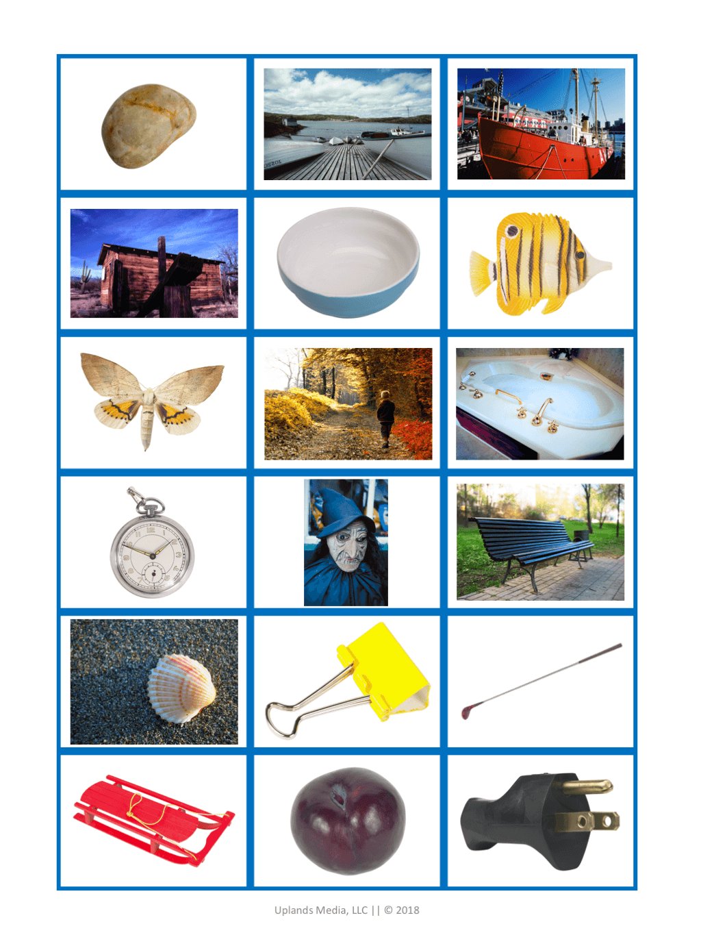 [Blue Level] Labels & Images | Printables by Carrots Are Orange