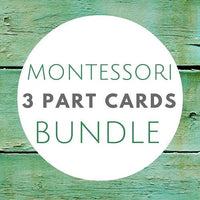 [Bundle] Montessori 3 Part Cards | Printables by Carrots Are Orange