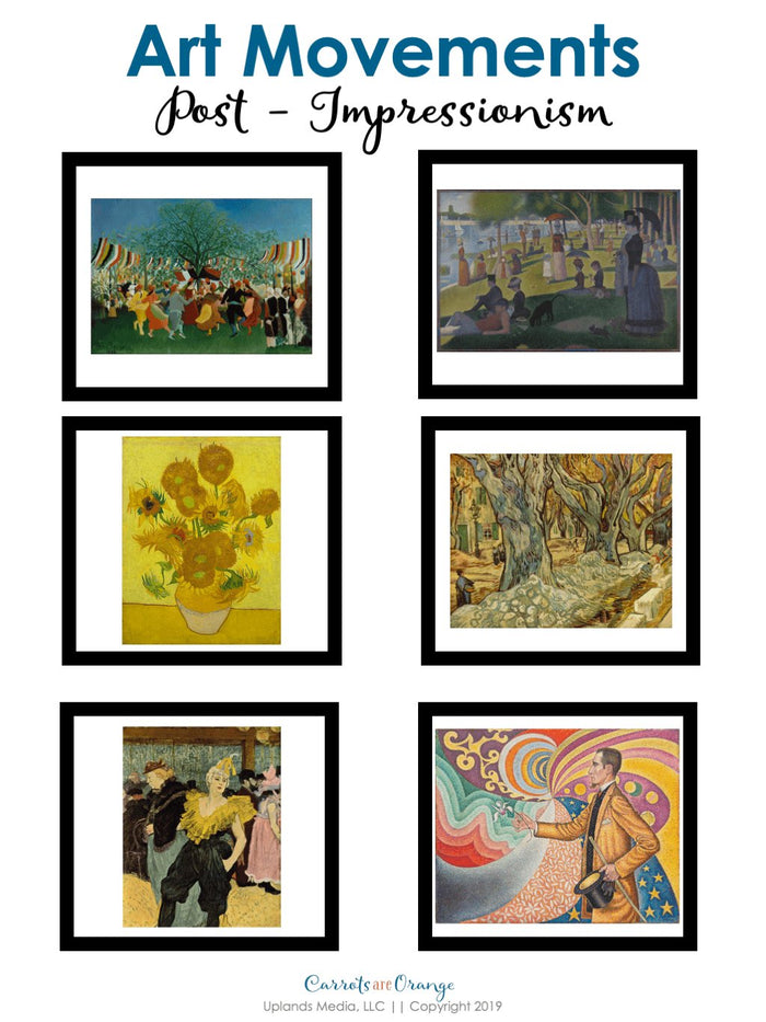 🎨 Famous Artists Preschool Study | Printables by Carrots Are Orange