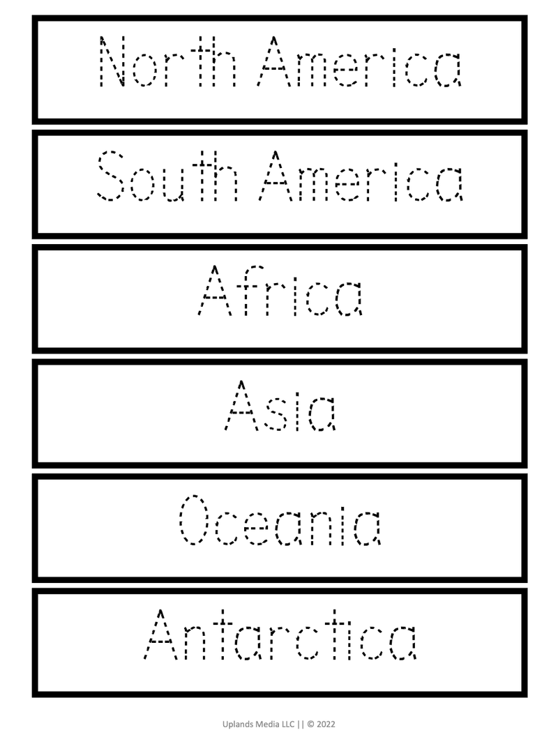 [Geography] 3 Part Cards - World Landmarks | Printables by Carrots Are ...
