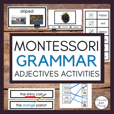 [Grammar] Adjectives Activities | Printables by Carrots Are Orange