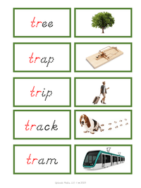 [Green Level] Digraph Word Label & Image Cards #3 | Printables by ...