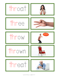 [Green Level] Digraph Word Label & Image Cards #3 | Printables by ...