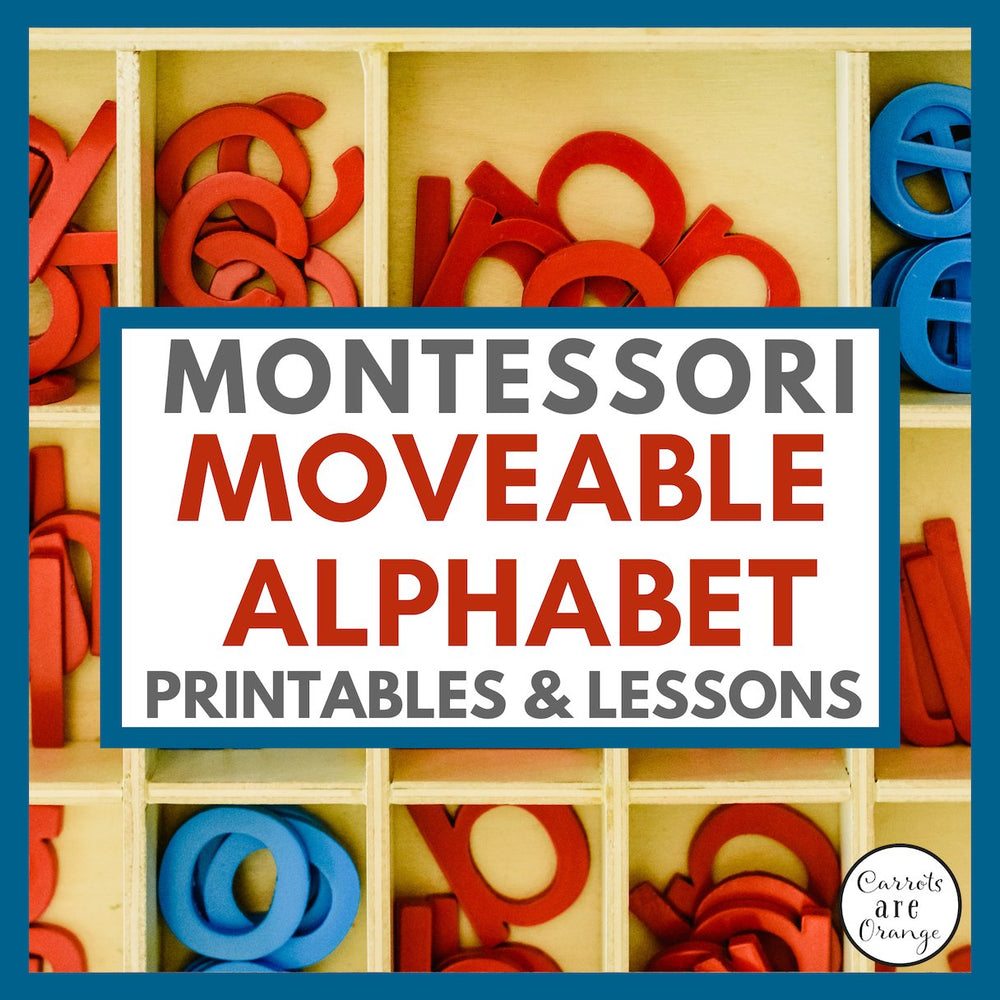 [Language] Printable Moveable Alphabet | Printables by Carrots Are Orange