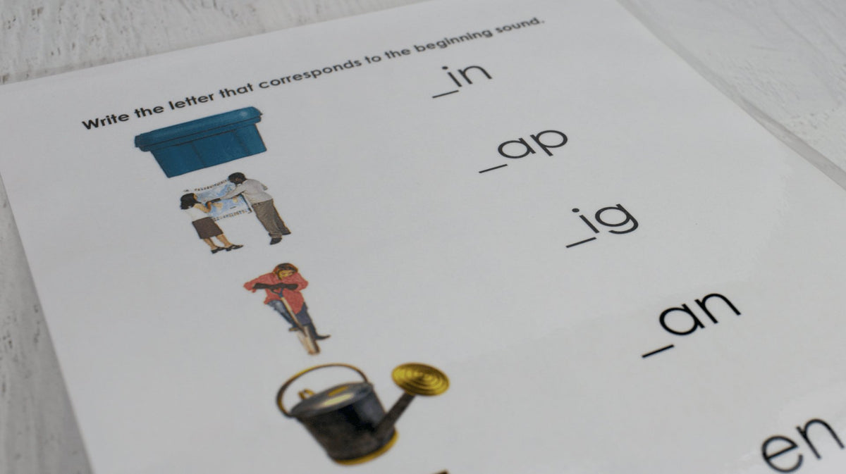 [Pink Series] Beginning Phonetic Sounds | Printables by Carrots Are Orange