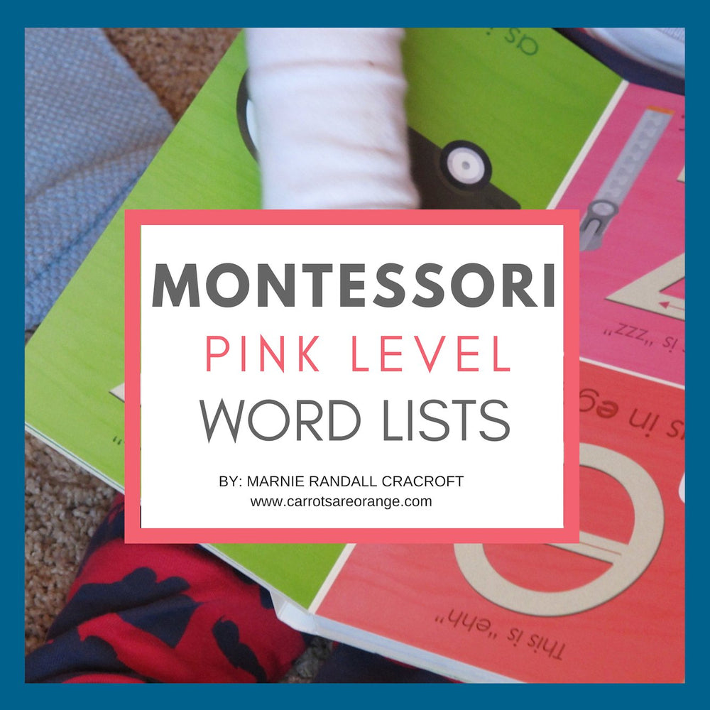 [Pink Series] Short Vowel Word Lists | Printables by Carrots Are Orange