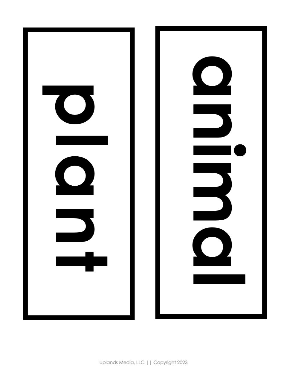 [Science] Plant & Animal Sort Activity | Printables by Carrots Are Orange